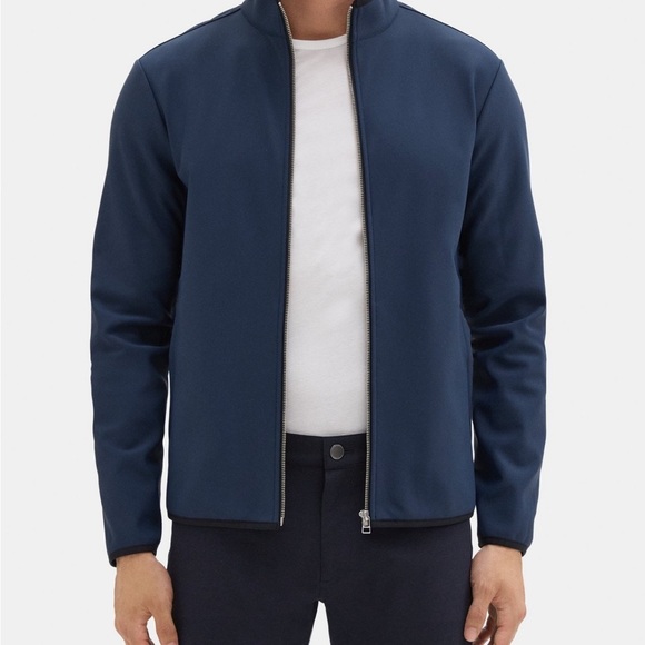 Theory | Jackets & Coats | Theory Zipup Jacket In Tech Fleece | Poshmark